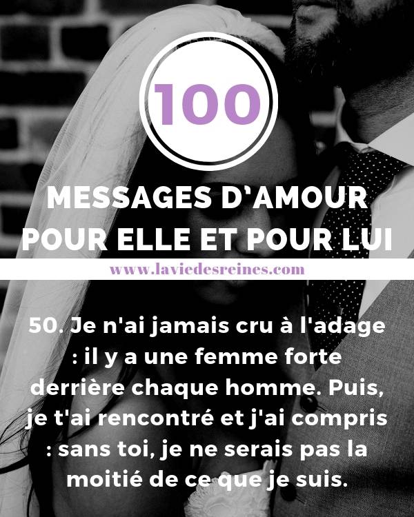 100 Messages d’amour pour elle et pour lui - La Vie Des Reines