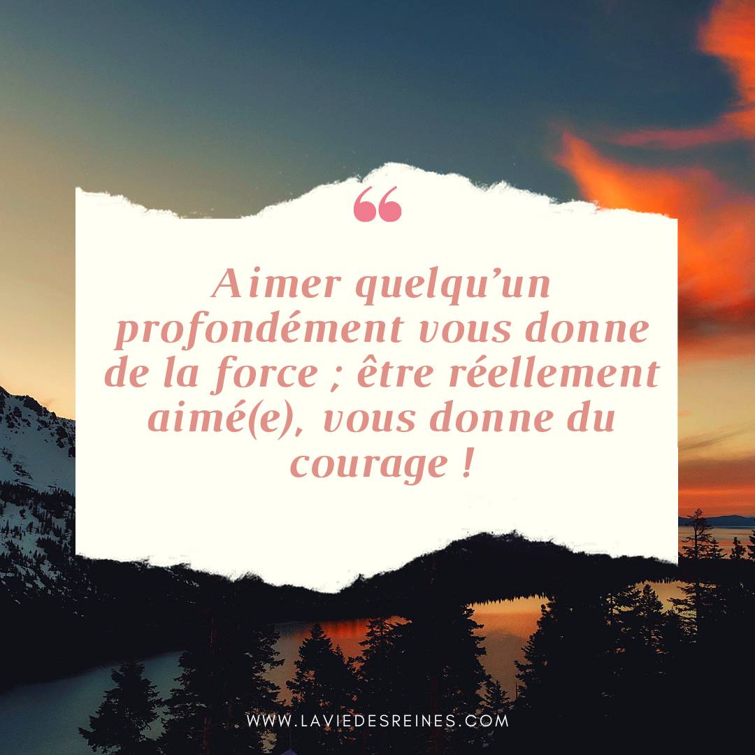 Aimer quelqu’un profondément vous donne de la force ; être réellement ... Aimer quelqu’un profondément vous donne de la force ; être réellement ...