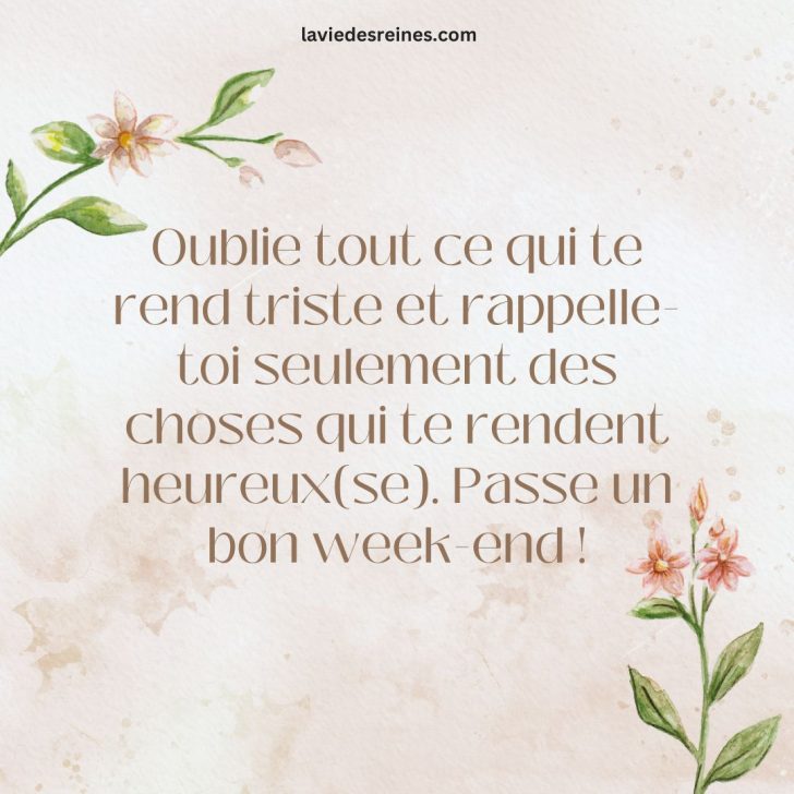 100 Messages drôles et personnels pour souhaiter un bon week-end