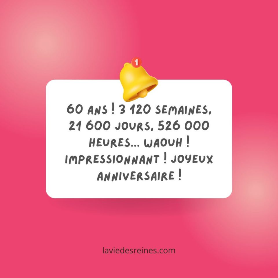 45 Textes d'anniversaire pour ses 60 ans : enfin la retraite