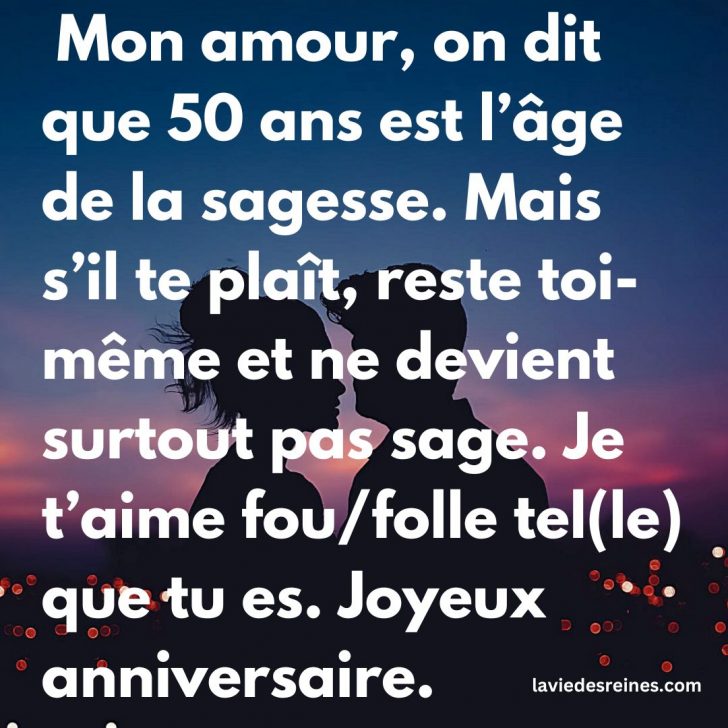 50 Textes d'anniversaire pour ses 50 ans : à la tienne
