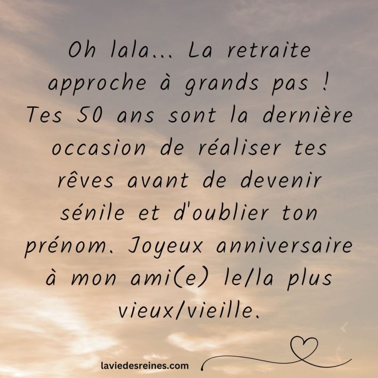 50 Textes d'anniversaire pour ses 50 ans : à la tienne