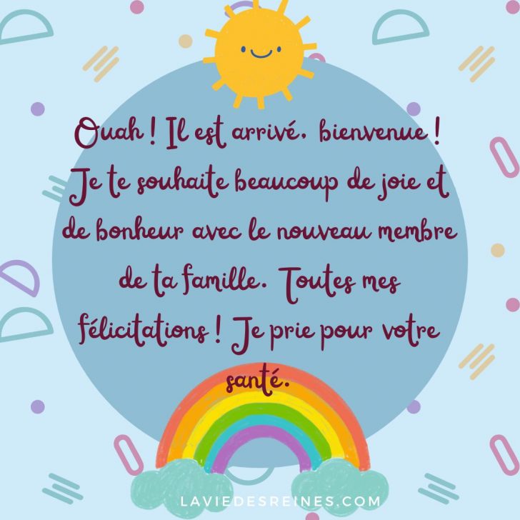 Félicitations pour la naissance d'un bébé : 64 Messages adorables