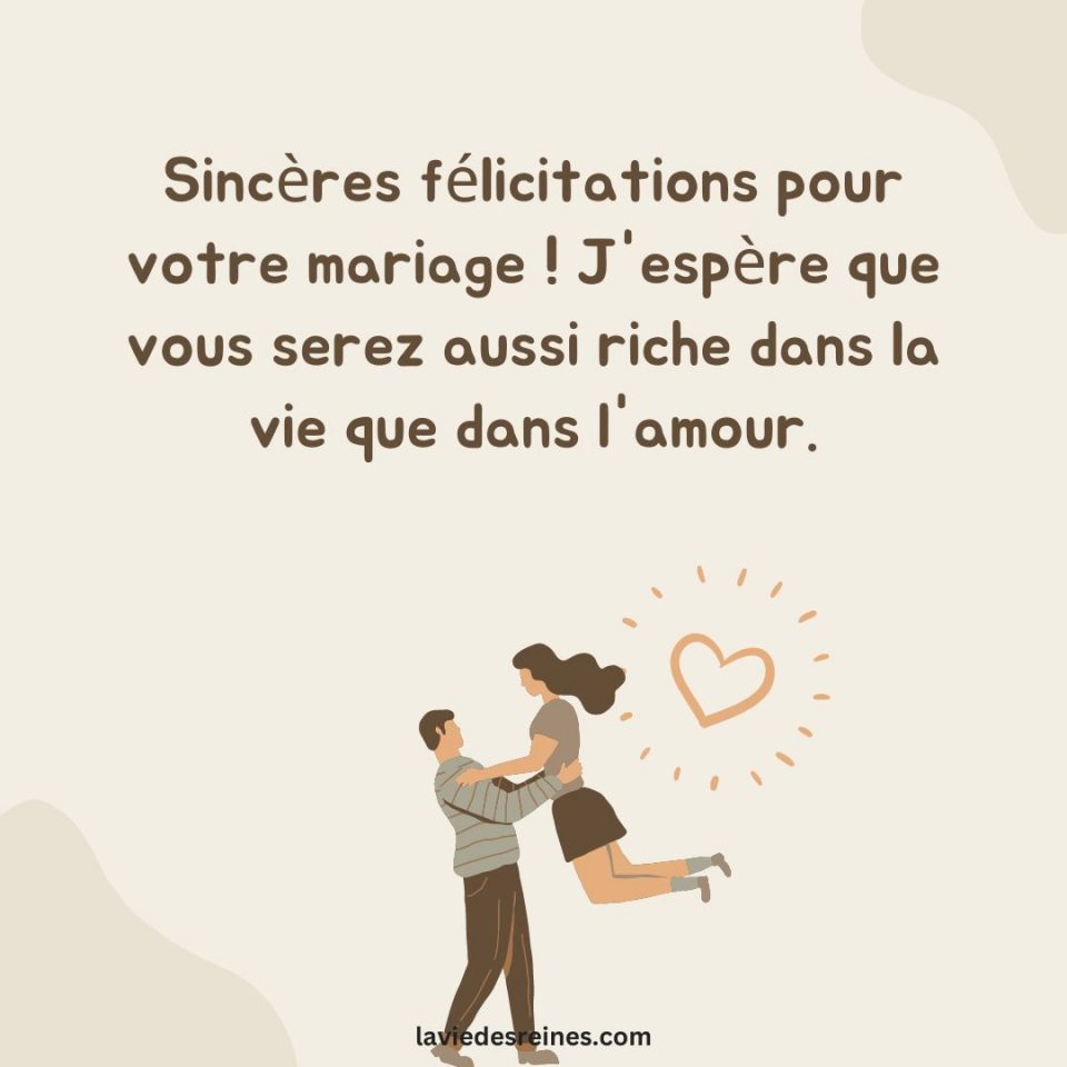 Mariage : 64 Textes de félicitations pour souhaiter du bonheur à un couple