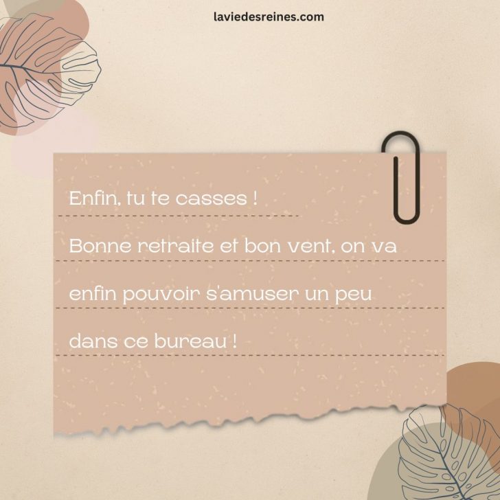 51 Messages pour souhaiter une bonne retraite avec humour