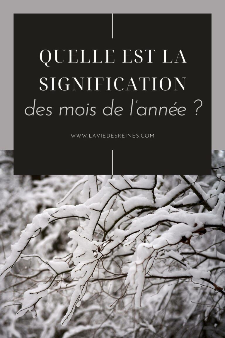 Quelle est la signification des mois de l’année
