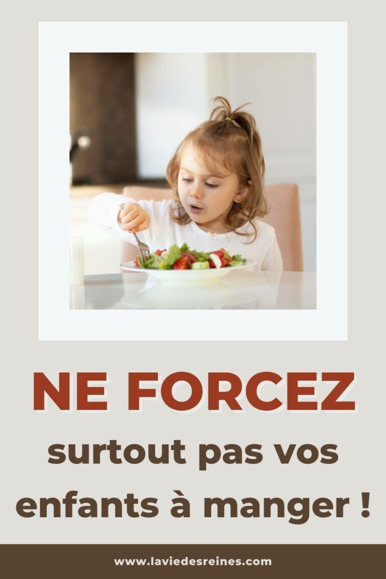 Ne forcez surtout pas vos enfants à manger
