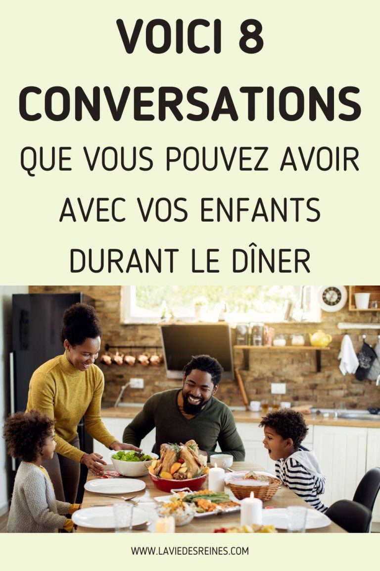 Voici 8 Conversations que vous pouvez avoir avec vos enfants durant le ...