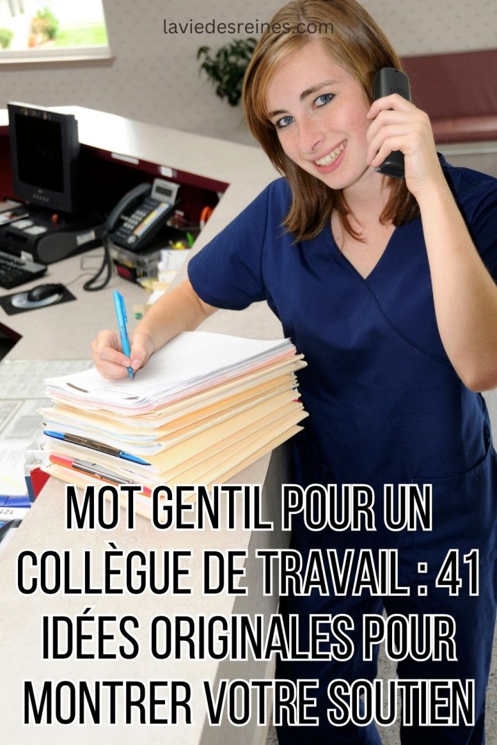 Mot gentil pour un collègue de travail : 41 Idées originales pour ...