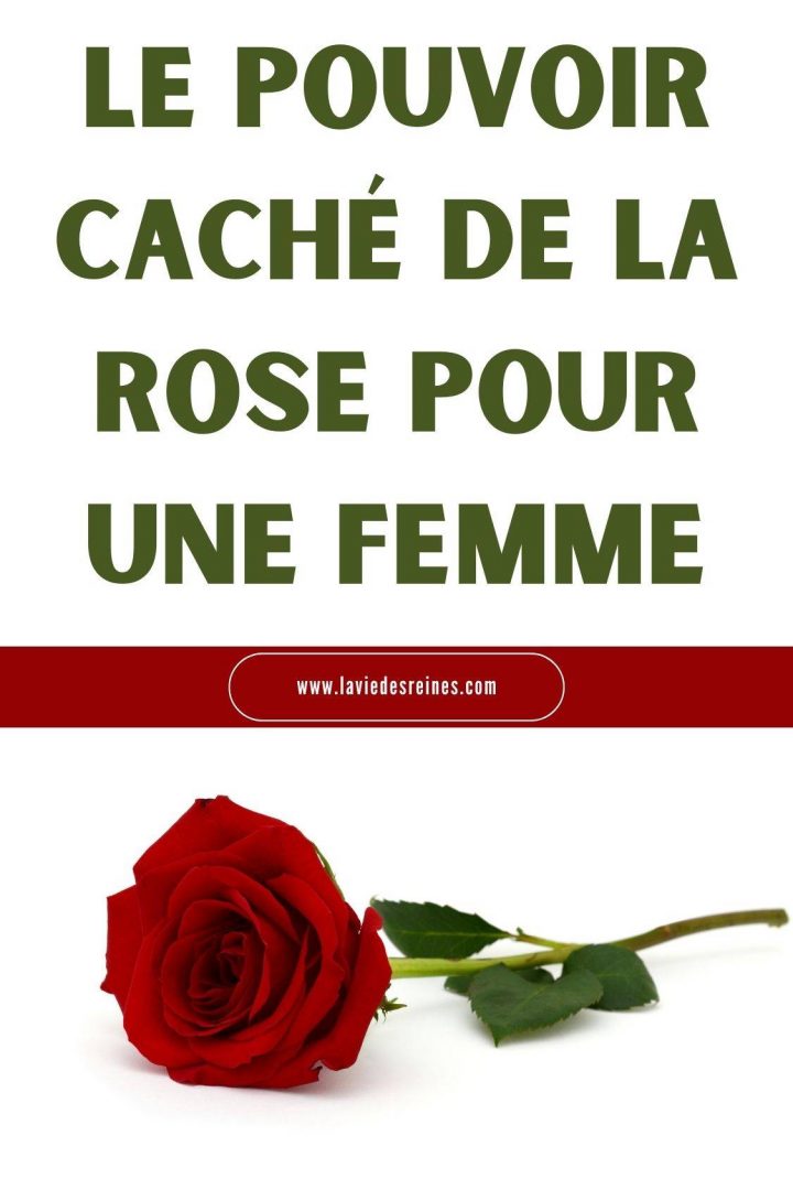 Le pouvoir caché de la rose pour une femme