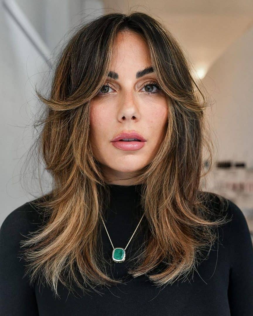 Middle part : la raie au milieu peut aussi être une coupe tendance (40 ...