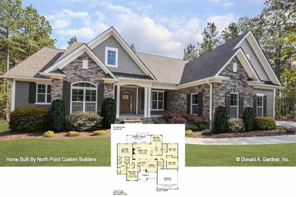 Voici le plan de maison "Satchwell"