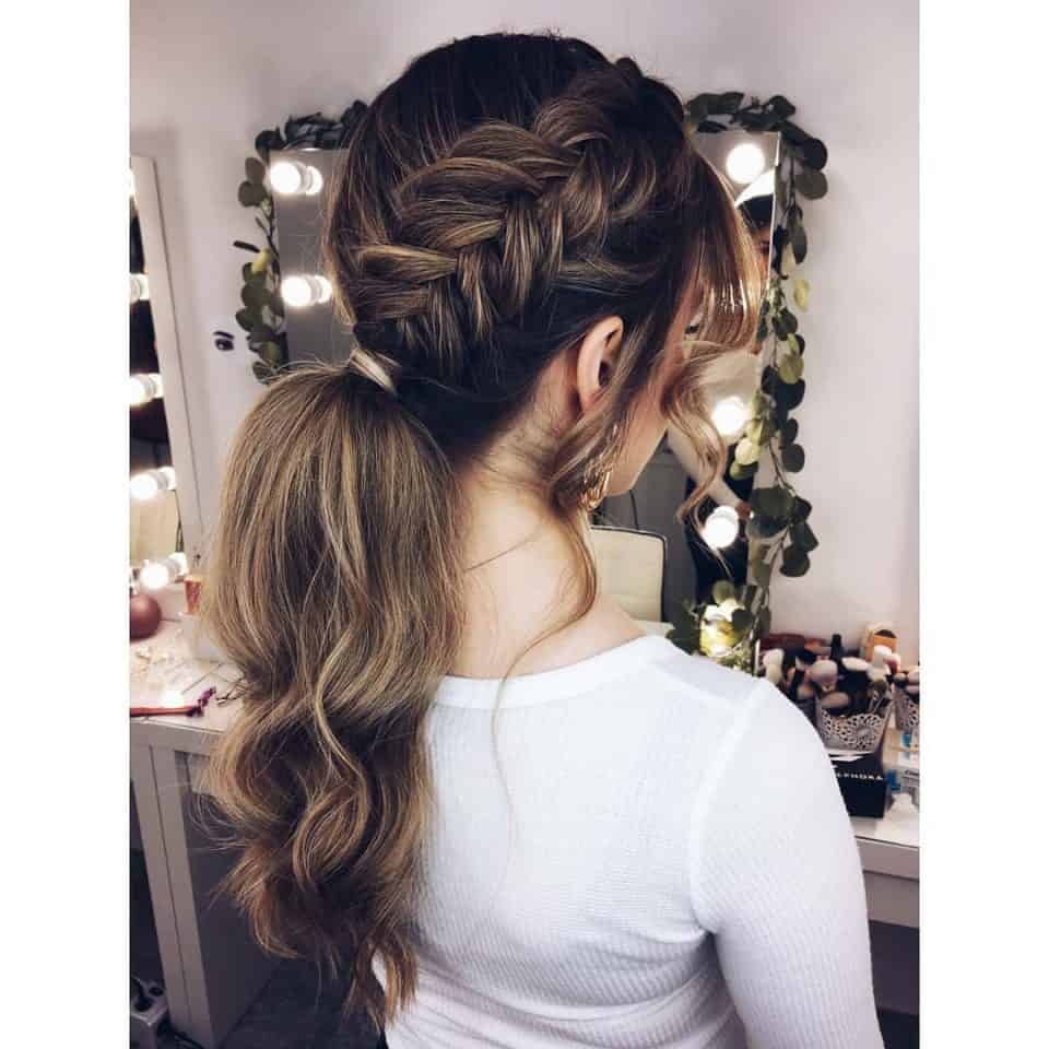 20 Idées magnifiques pour une queue-de-cheval tressée chic